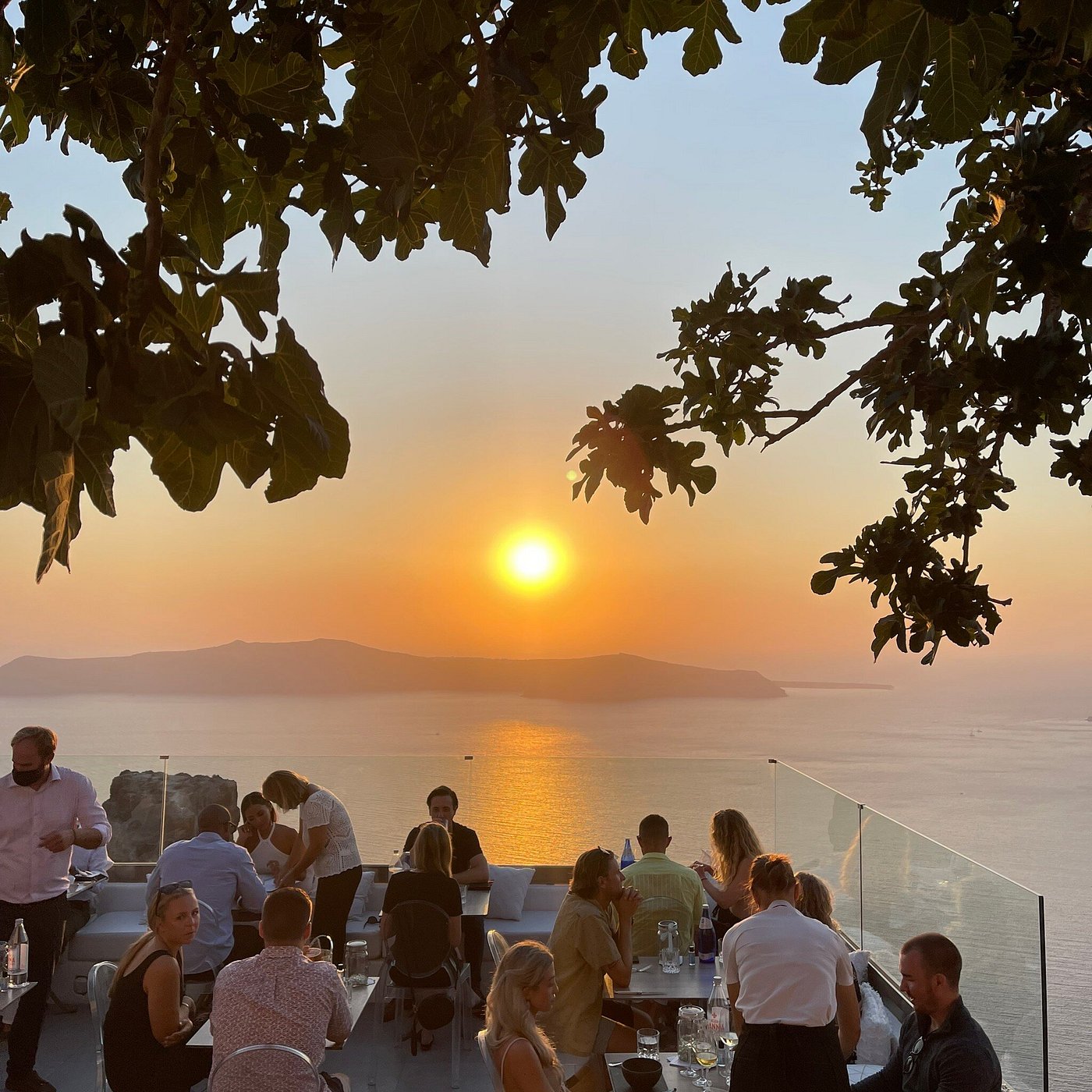 The Best Sunset View Restaurants in Santorini, Greece - Postcards From ...