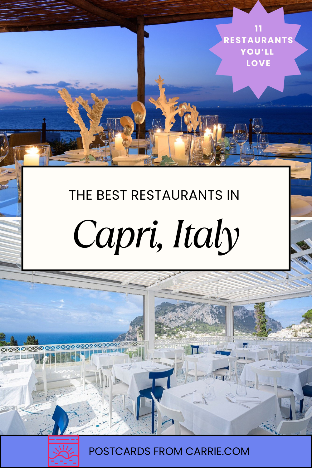 The Best Restaurants in Capri, Italy - Postcards From Carrie